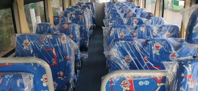 Ergonomic Back Charter Bus Seats Excellent Elasticity Standard Headrest