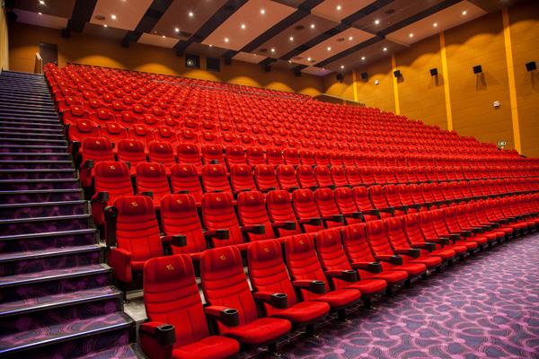 Modern Commercial Theater Seating Popular Long Durability Ergonomically ...