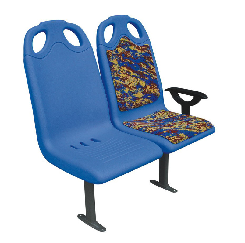 Steel Frame Structure Metro Bus Seats Various Color Side Mounted Armset