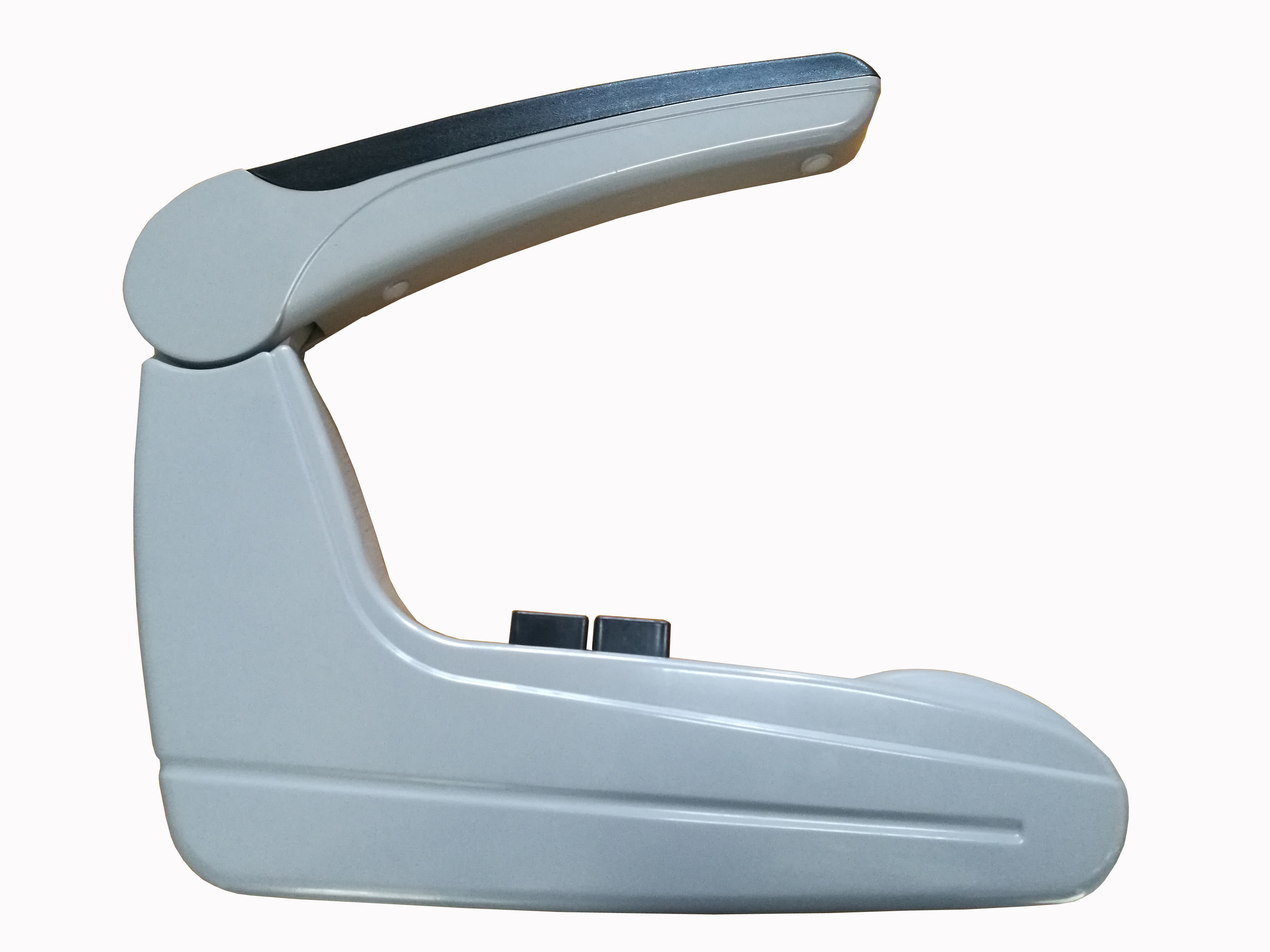 Luxury Aluminum Armrest Adjustable Function Silver Black Color Push ...